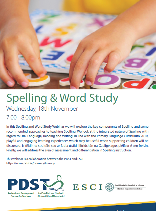 PDST Spelling and Word Study-Primary
